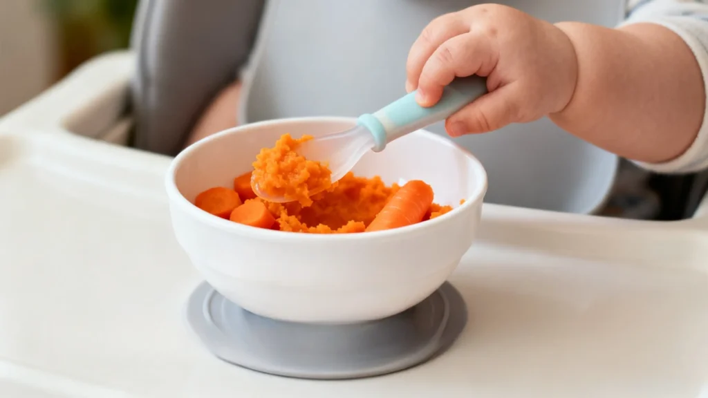 Quando o bebê deve comer com talheres? - Fabricante de utensílios de ...